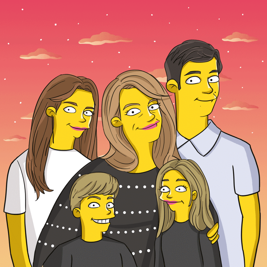Simpsons Portrait – Variant Option Product Options